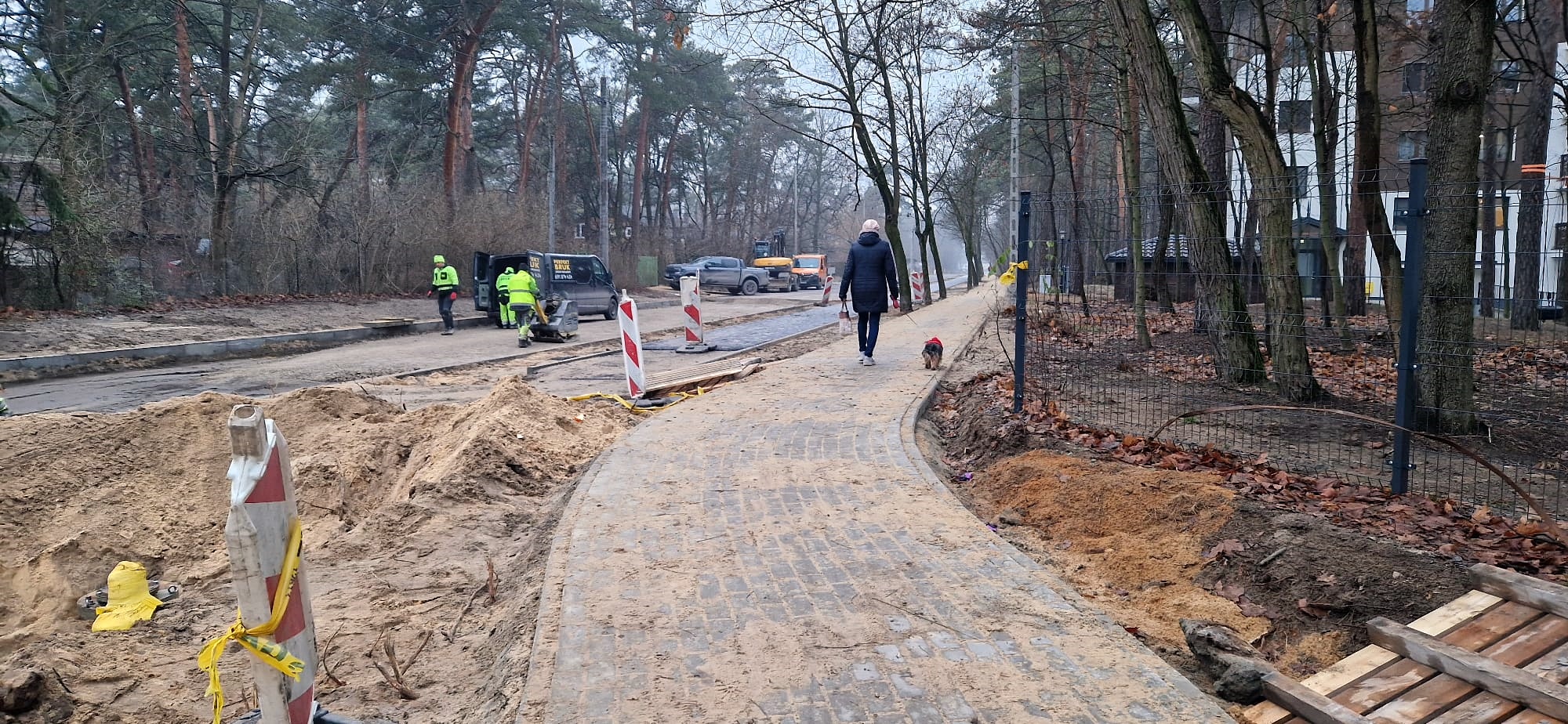 Kiedy zakończy się remont ul. Reymonta w Otwocku? Zajrzeliśmy na plac budowy